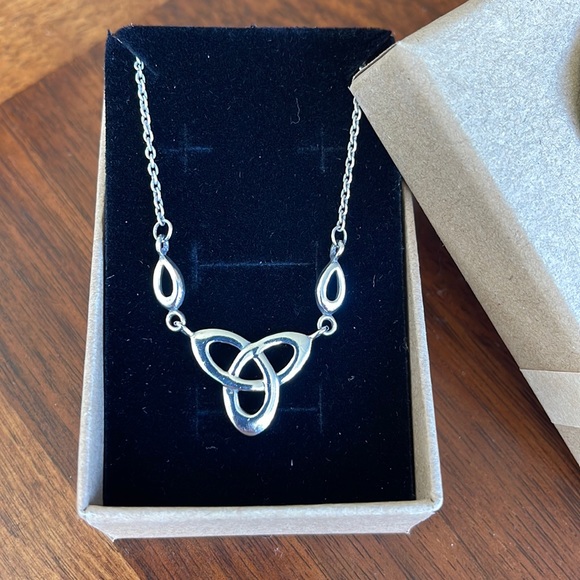 Jewelry | Celtic Trinity Knot Sterling Silver Necklace | Poshmark